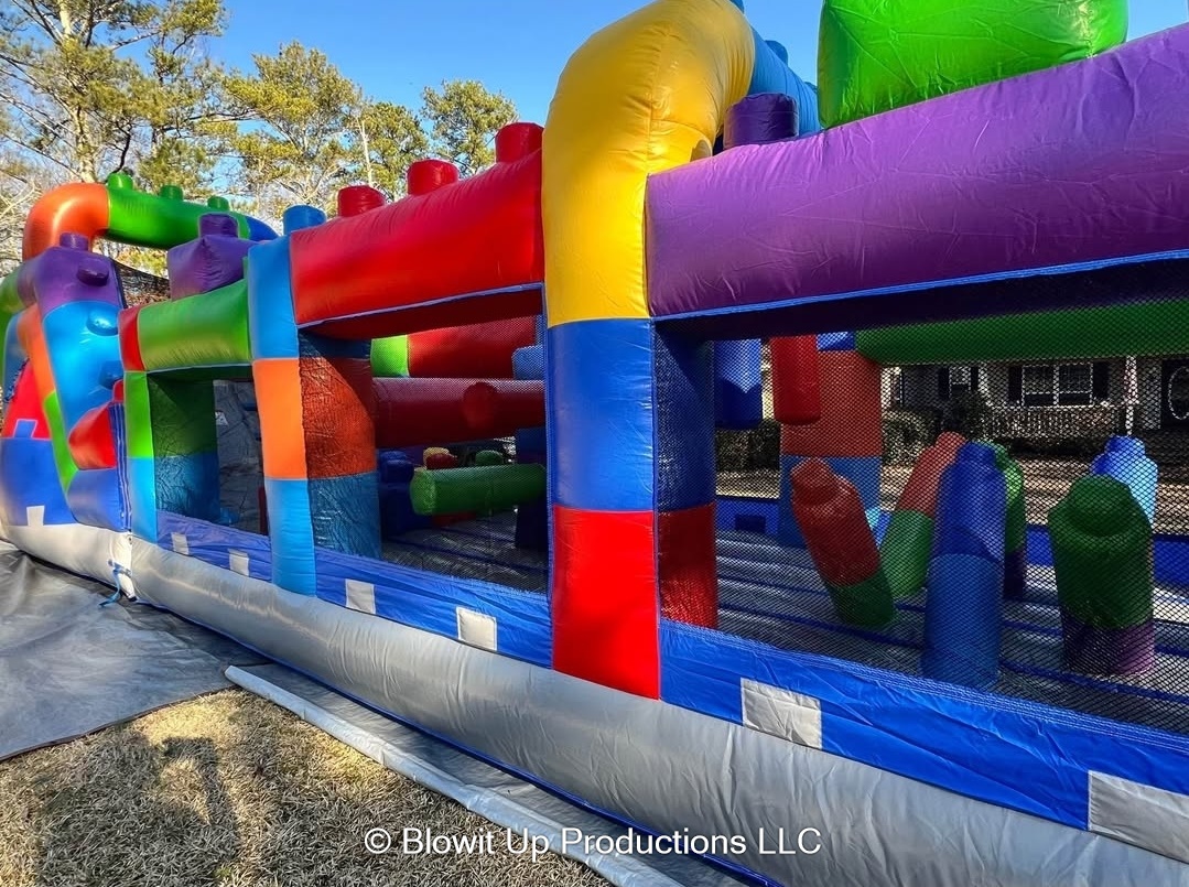Block Party 42ft Inflatable Obstacle Course (Dry) - Hire in Ga | Blowit ...